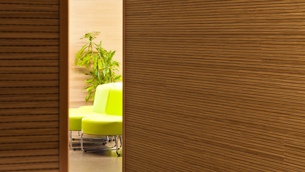Grooved acoustic panels (D+ System) | Soundproofing Malta